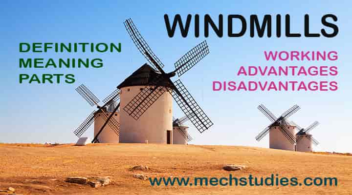 What are Windmills? Definition, Parts, Working, Uses, Electricity ...