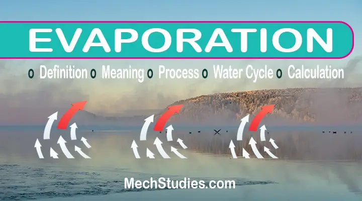 Evaporation: Definition, Meaning, Water Cycle, Endo or Exothermic ...