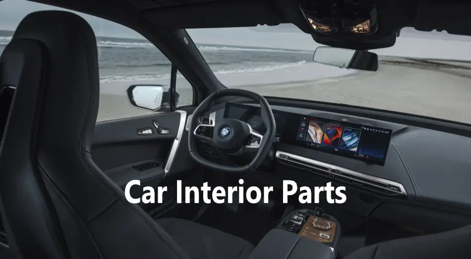 List of 44 Essential Car Interior Parts & Accessories: Name, Diagram ...